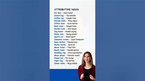 Attributive Noun Youtube