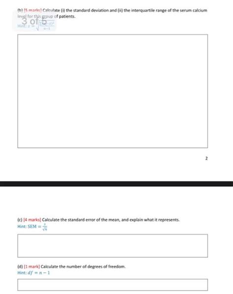 Solved Table 1 Critical Values From The T Distribution B {5