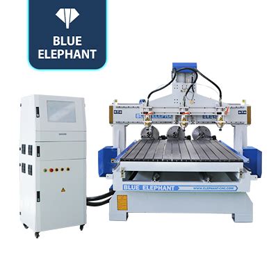 Multi Head Cnc Router Machine Blue Elephant CNC