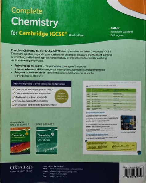 Igcse Chemistry Textbook Hobbies And Toys Books And Magazines Textbooks