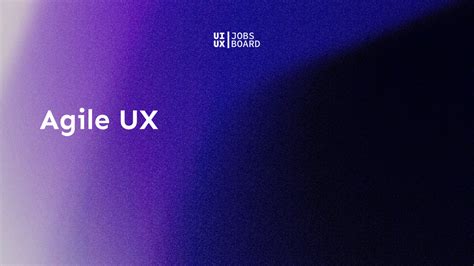 Agile Ux Ux Design Terms