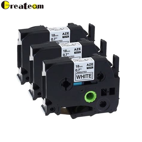 Greateam 3pcsTZe241 TZ 241 TZe 241 Compatible Brother P Touch Black on ...