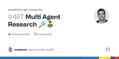 multi agent research 🔎👨‍👦‍👦 · assafelovic gpt researcher · discussion