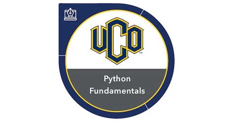 Nelson Clements On Linkedin Python Fundamentals Was Issued By University Of Central Oklahoma To
