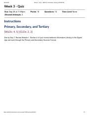 Week Quiz GEN Information Literacy GEI E Pdf Week Quiz GEN