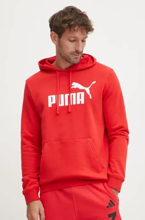 Хлопковая кофта HUGO мужская цвет красный узор | ANSWEAR.ua