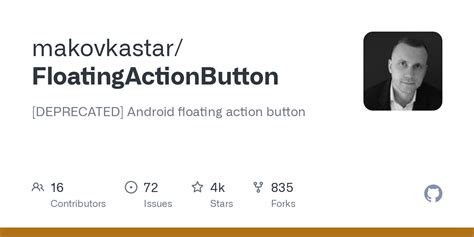 GitHub Makovkastar FloatingActionButton DEPRECATED Android Floating Action Button