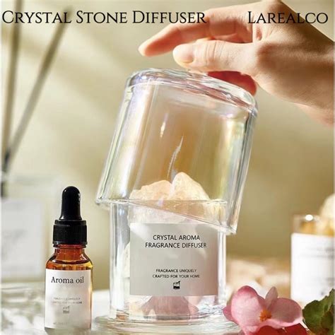 Crystal Stone Diffuser T Set Fragrance Essential Oil Natural