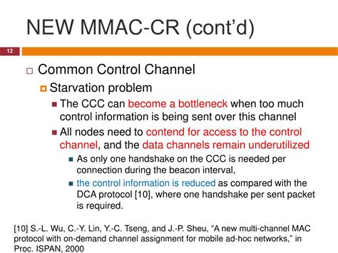 PPT A DISTRIBUTED MULTICHANNEL MAC PROTOCOL FOR MULTI HOP COGNITIVE RADIO NETWORKS PowerPoint