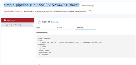 Dashboard Shows Timed Out Pipelineruns Taskruns As Running · Issue 1417 · Tektoncddashboard