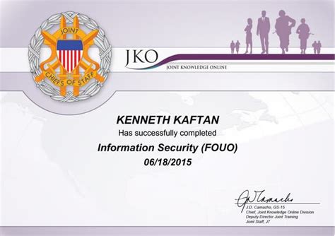 Infosec Cert Pdf