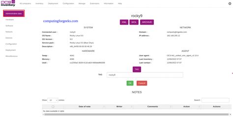 Install Ocs Inventory Server On Rocky Linux 8 Almalinux 8 Computingforgeeks