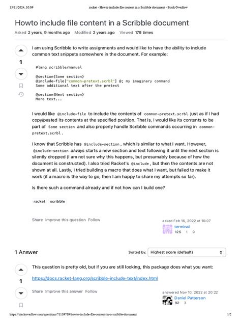 Racket Howto Include File Content In A Scribble Document Stack