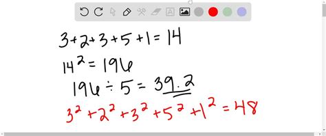 Consider The Following N 5 Measurements 3 2 3 5 1 Calculate The Sample Variance S2