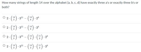 Solved How Many Strings Of Length Over The Alphabet Chegg