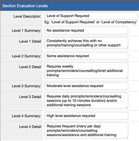 Creating Assessment Templates SupportAbility Knowledge Base