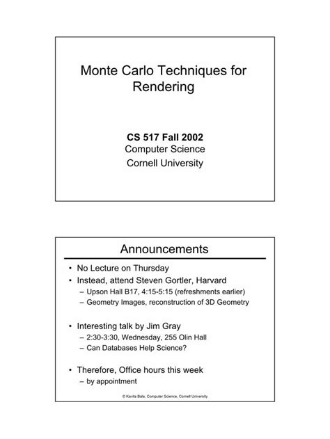 pdf monte carlo techniques for rendering univ reims frmathinfo univ