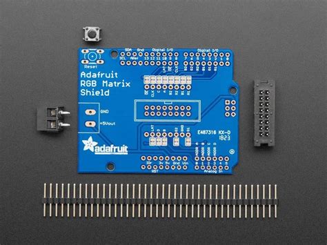 adafruit rgb matrix shield für arduino kaufen bei berrybase