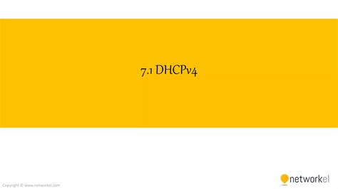ccna dhcp dynamic host control protocol ppt
