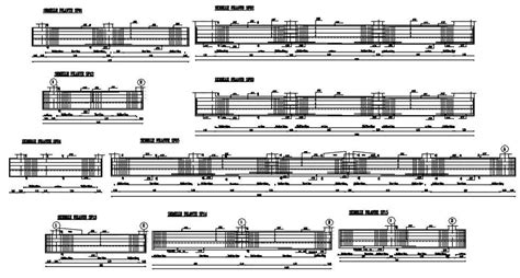 2d Design Of Foundation Reinforcement Plan With Details In Autocad Drawing Cad File Dwg File