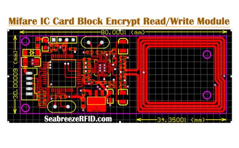 Mifare Icカードのブロックを暗号化読み取り書き込みモジュール Mifare 1k S50カードのブロックを暗号化読み取り書き込み