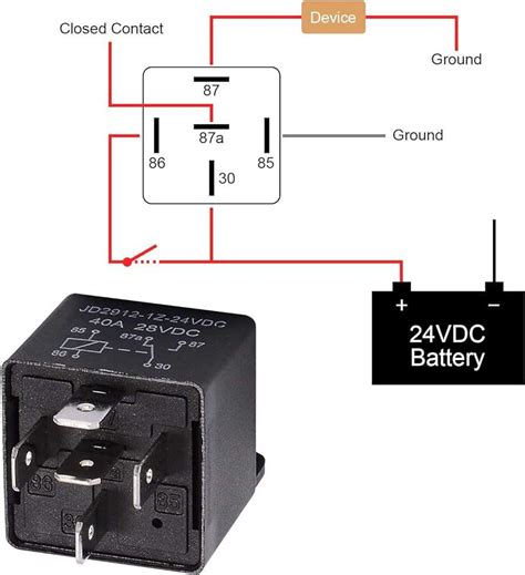 5 Pin Relay Wiring Diagram With Switch