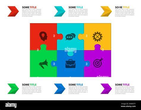 Infographic Design Template Business Concept With 6 Steps Can Be Used