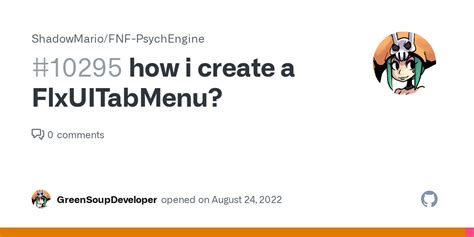 How I Create A Flxuitabmenu · Issue 10295 · Shadowmariofnf Psychengine · Github