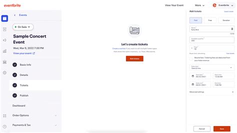Your Digital Event Ticket Template To Customize And Make Sales