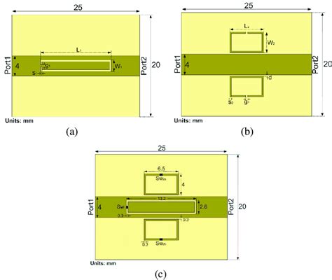 Two Bandstop Filters And A Combined Reconfigurable Version A Filter Download Scientific