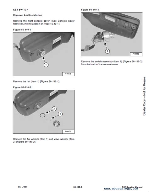 Bobcat E62 Compact Excavator Service Manual Pdf