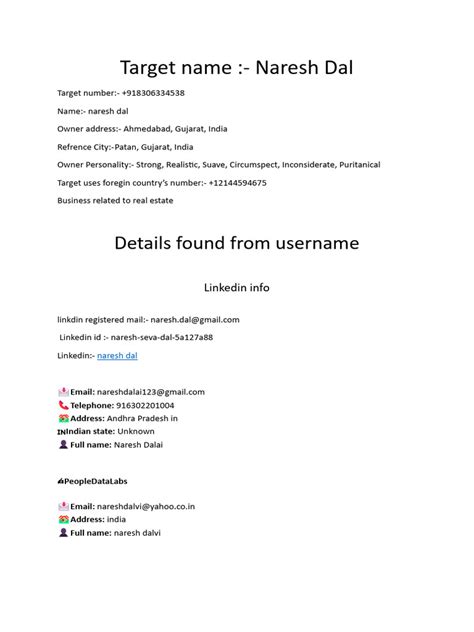 Target Name Naresh Dal Pdf