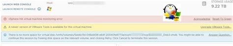 Ошибка There Is No More Space For Virtual Disk в Esxi Настройка серверов Windows и Linux
