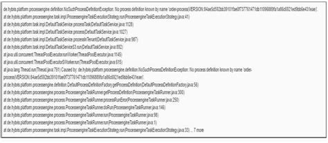 Nosuchprocessdefinitionexception Error In Hybris