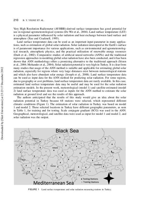 a comparison of two solar radiation models using artificial neural ne…
