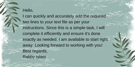 entry 25 by rabbyislam037 for simple text file modification freelancer