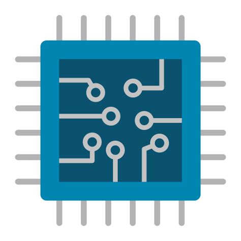 Chip Generic Color Fill Icon
