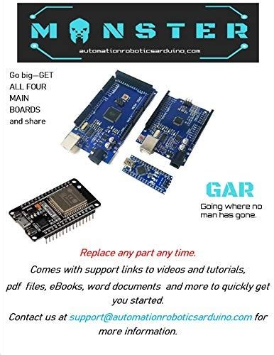monster starter kit for arduino uno mega nano complete advanced set