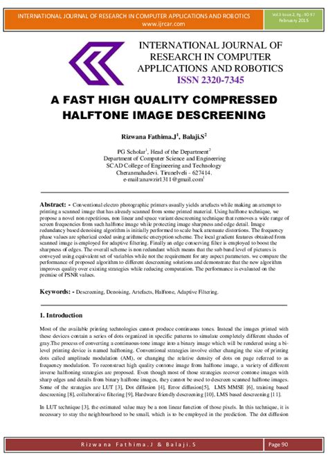 pdf a fast high quality compressed halftone image descreening﻿﻿