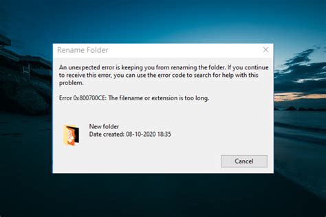 The Filename Or Extension Is Too Long Heres A Fix