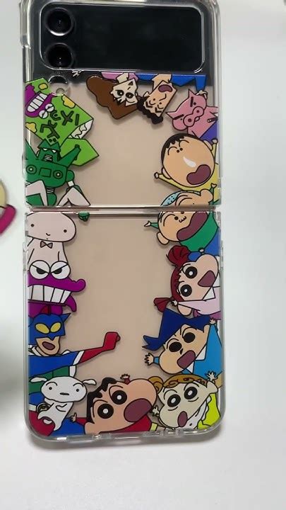 짱구 그립톡 플립 케이스 Youtube