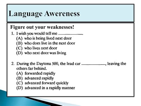 lecture incomplete structure and missing items in sentences pptx