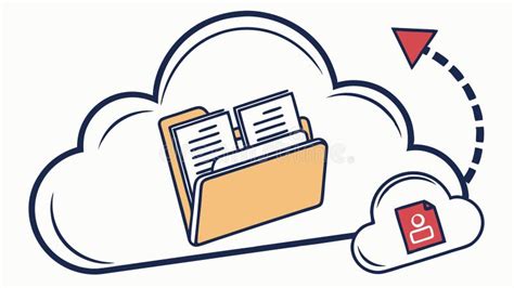 Cloud File Download Icon Data Transfer And Digital Download Vector Design Generative Ai Stock