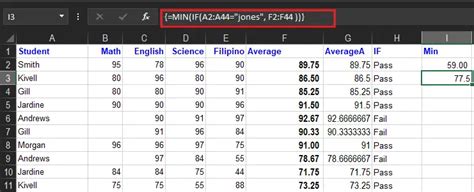 Min Function In Excel Example Ways To Use