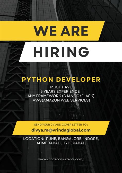 Divya Mandavi On Linkedin Hiring Pythondeveloper Immediate Linkedin