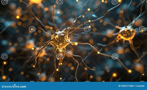 Intricate Network Of Neurons In The Nervous System Stock Illustration Illustration Of