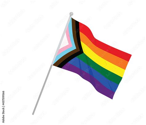 New Lgbt Flag Vector Illustration Stock Vector Adobe Stock