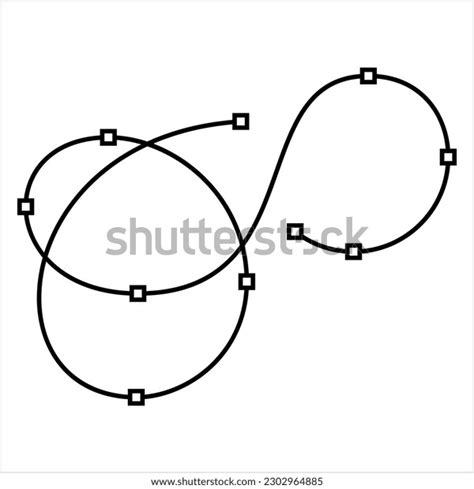 Spline Icon Geometric Mathematics Drawing Icon Stock Vector Royalty Free 2302964885 Shutterstock