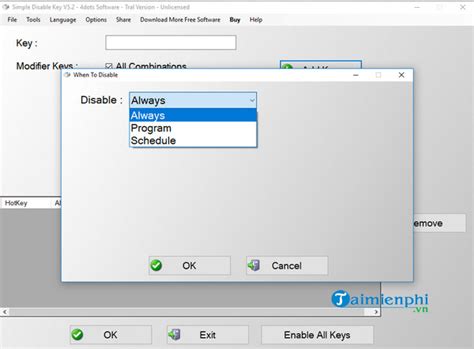 Download Simple Disable Key 129 Quản Lý Và Vô Hiệu Hóa Phím Bàn Phí