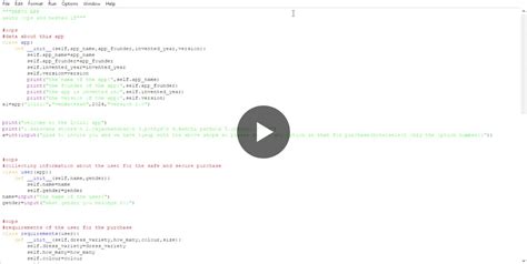 Python Mini Project Using Oop Objectorientedprogramming It Involves